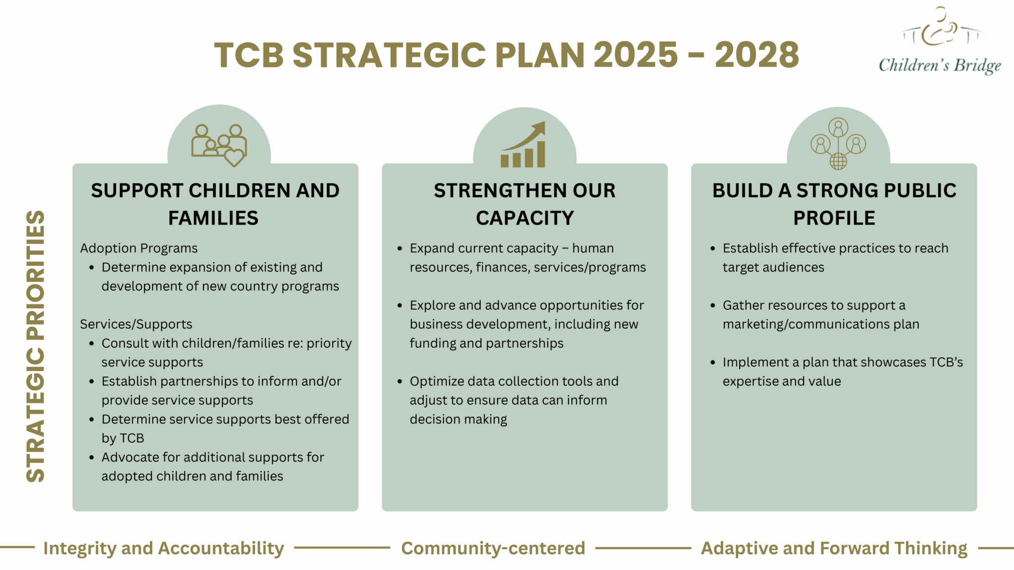 Strategic Plan – The Children's Bridge